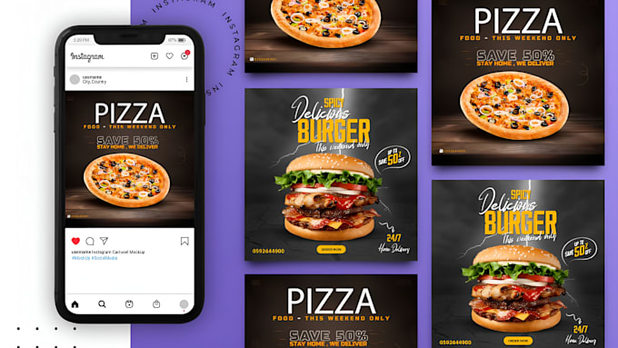 Design amazing social media post graphics for facebook and instagram by ...