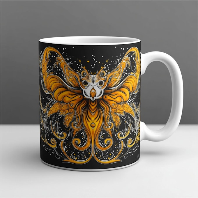 Make a custom mug design for you by Dominica16 | Fiverr