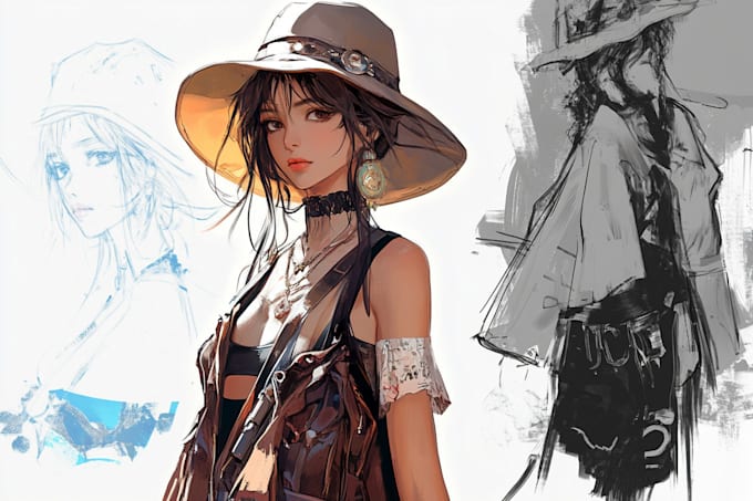 Draw dnd character art, fantasy character, creature and dnd by ...