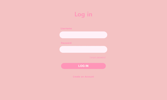 Create a beautiful and custom login page with html, css by Hyewonlimx ...