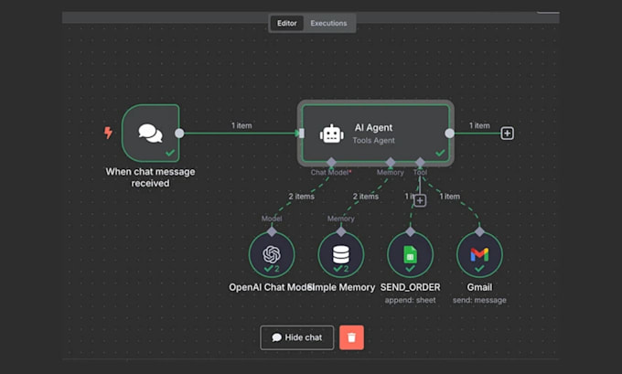 Do n8n ai agents, n8n workflows automation integrations vapi, retell ai, chatbot by Dan ...