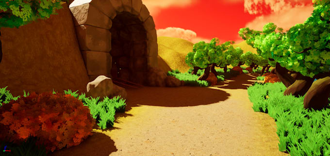 Create a 3d stylized environment by Alixintrepide | Fiverr