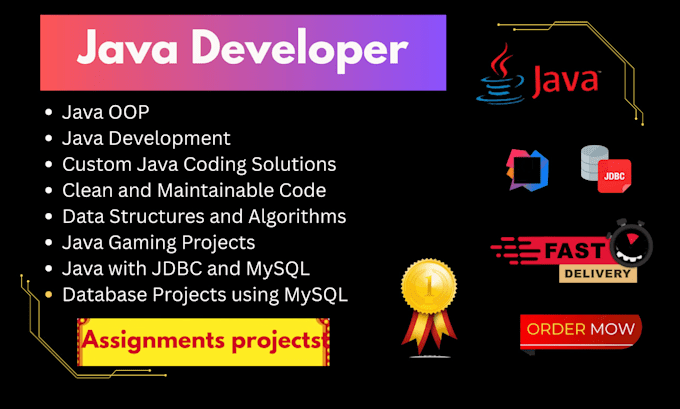Do java , python and cpp with dsa projects conceptually by Tariqprogrammer | Fiverr
