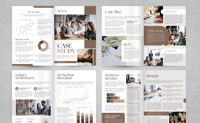 Design case study, company profile, annual report and white paper ...