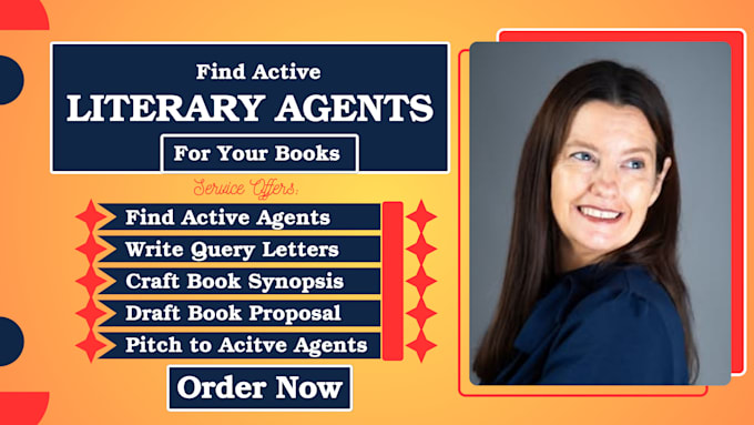 Find active literary agent, write query letter for fiction, non fiction ...