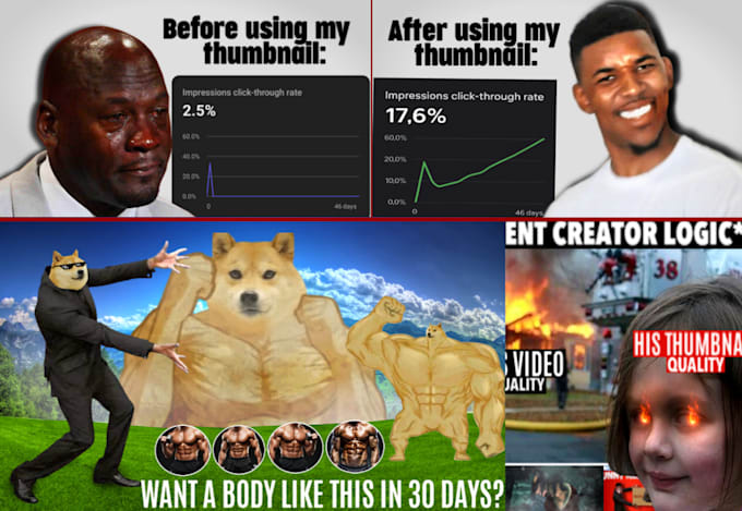 Make smart promotional funny memes ads poster for marketing by ...