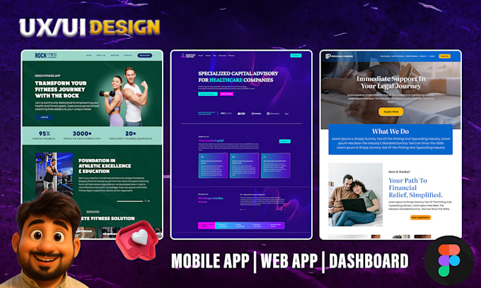Conception d'applications mobiles ui ux, conception d'interface ...