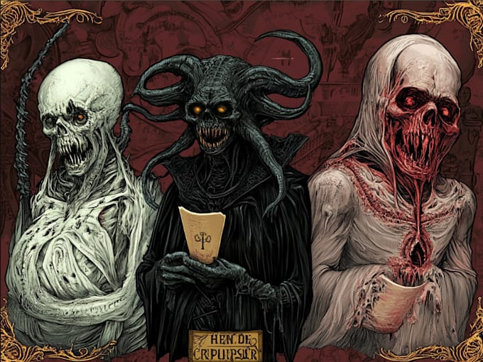 Create scp, monster, alien and eldritch horror for you by Benotyop | Fiverr