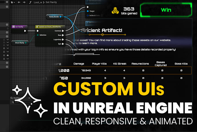 Create responsive and animated uis in unreal engine by Hjhwestropp | Fiverr