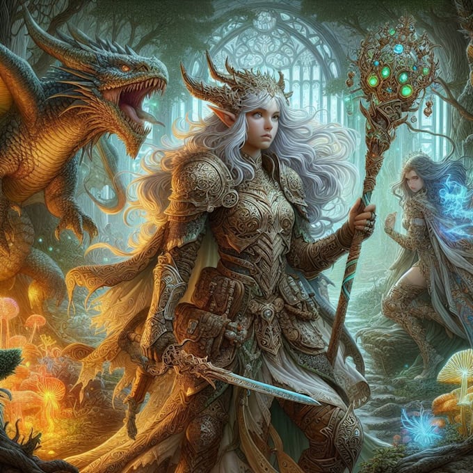 Draw dnd character art, fantasy illustration by Guinand14 | Fiverr