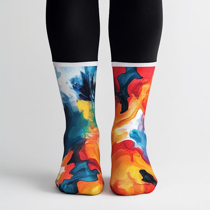 Make a unique socks design by Marioclarkl | Fiverr