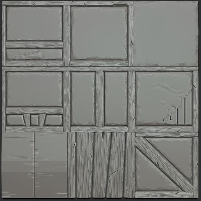 Design tileable textures and trim sheets for 3d environments by Anupi7 ...