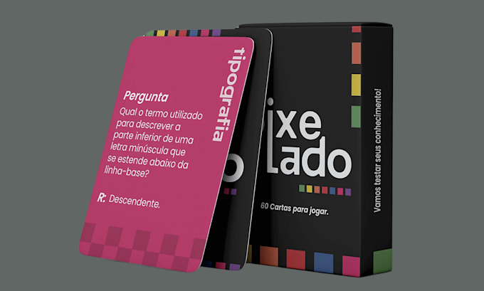 Do printable card game package design playing cards box layout 3d ...