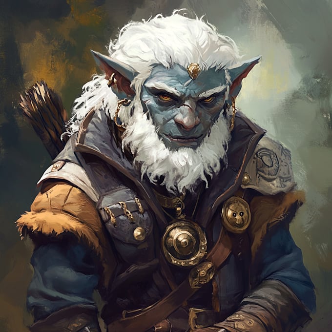 Design realistic fantasy dnd character illustration by Khaistaar_ | Fiverr