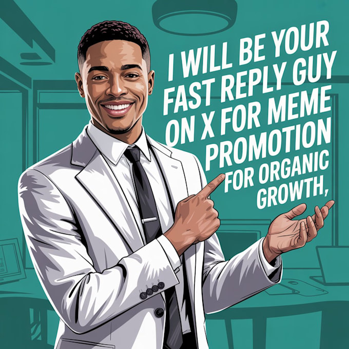 Be your fast reply guy on x for meme token crypto promotion for organic ...