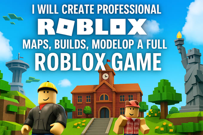Create professional roblox maps, builds, models, and develop a full ...