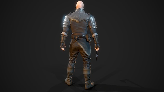 Knight armour 3d character model, 3d vrchat avatar, ue5 rig, lip sync ...