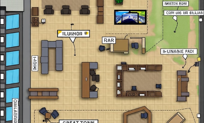 3d realistic town map , 3d office , costume pet for gather virtual town ...