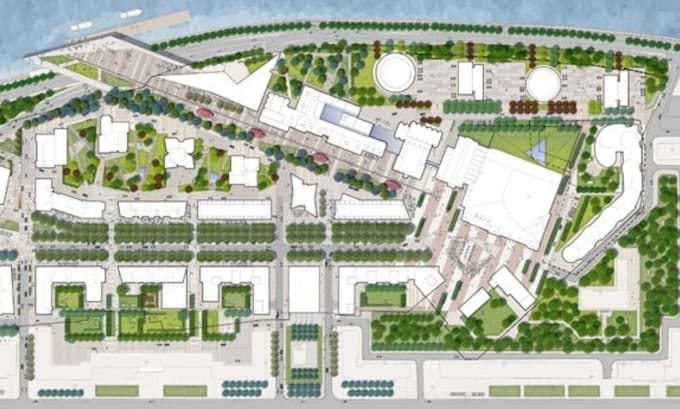 Design masterplan subdivision landscape site plan campground map rv map