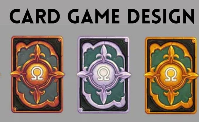 Design card game art tarot card illustration tcg card template board ...