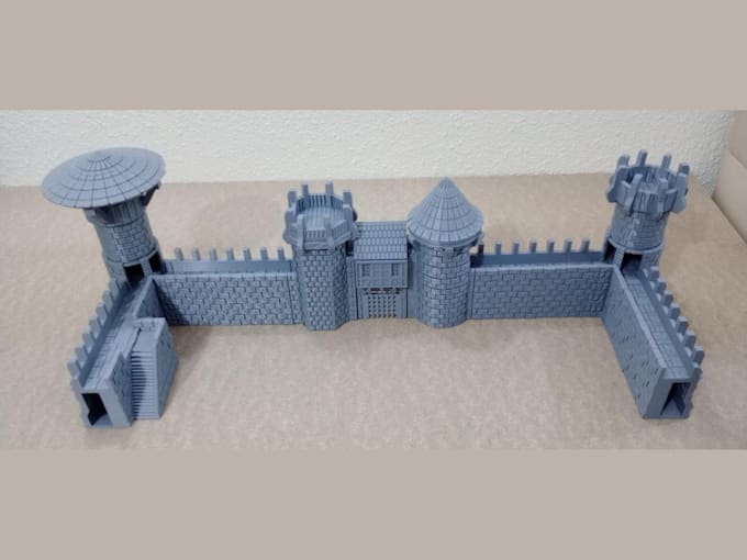 Create 3d fantasy terrain, modular dungeons, medieval buildings, ruins ...