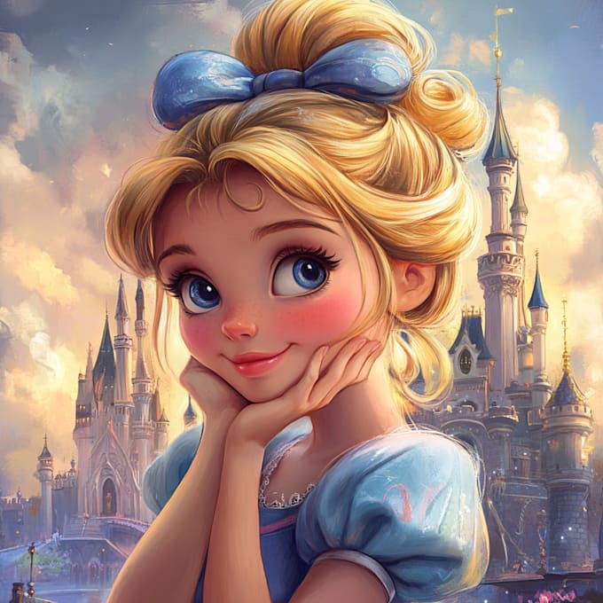 Create your portrait into a disney cartoon by Alvinkrueger | Fiverr