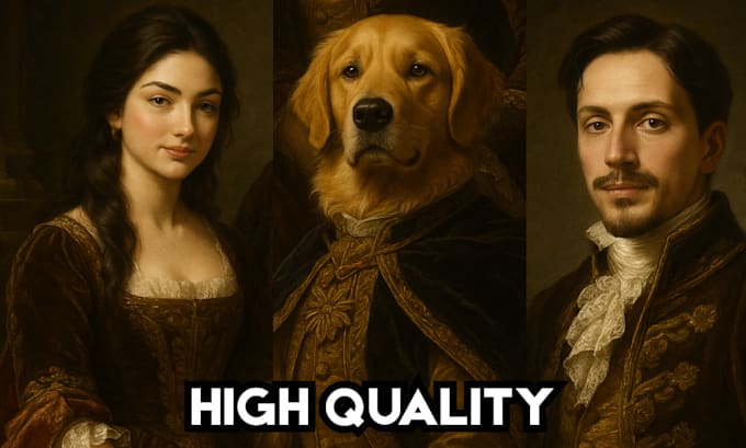 Create a cartoon or custom ai art portrait for you by Iallenmathew | Fiverr