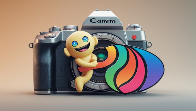 Do hand lettering camera logo in my style by Emon_jakey | Fiverr