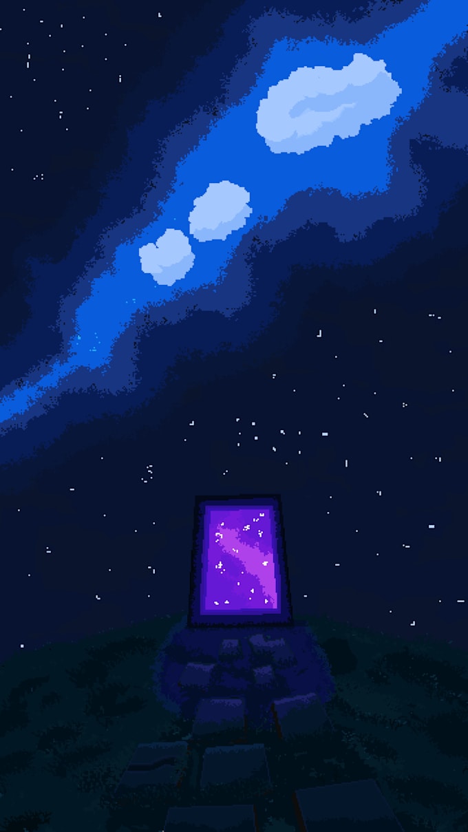 Create custom pixel art starting screen, wallpaper, and live wallpaper ...