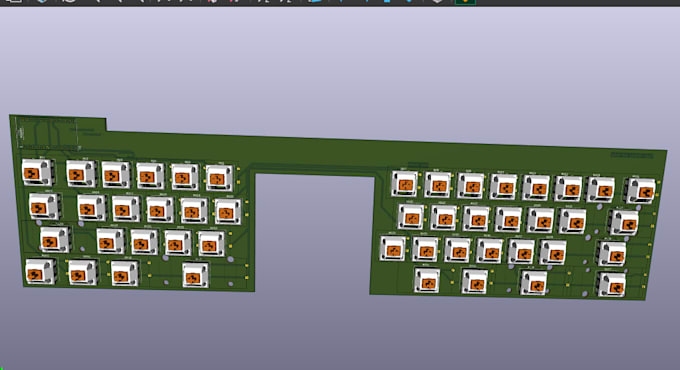 Develop custom mechanical keyboard pcb by Lawrencelangat | Fiverr