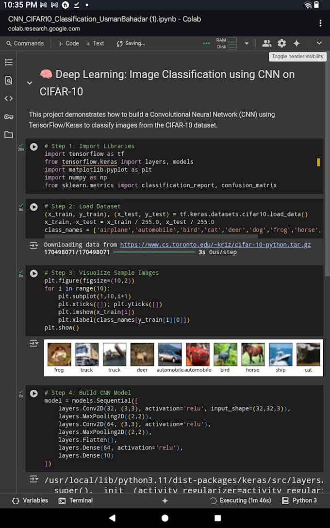 Do python based image processing and machine learning tasks by Usman_bahadar22 | Fiverr