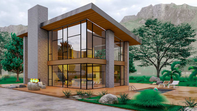 Create sketchup 3d model and realistic architectural render by ...