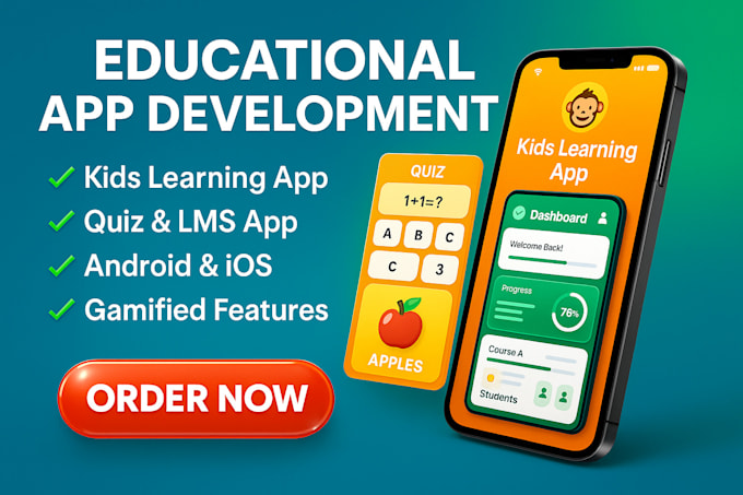Develop kids gamified learning app teacher quiz app lms app and ...
