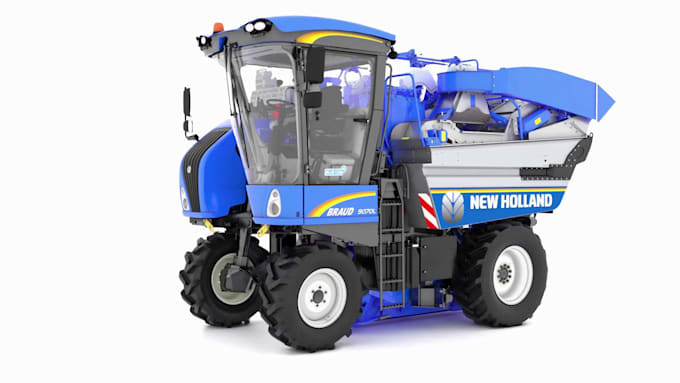 Create 3d agricultural animation, realistic 3d agricultural machinery ...