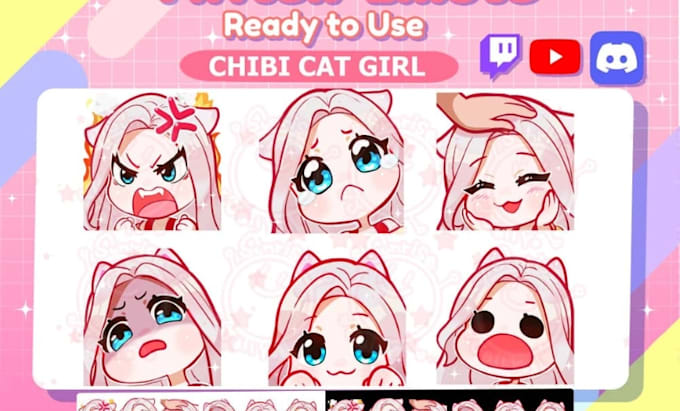 Create custom twitch emotes kick youtube discord emoji sub badges ...