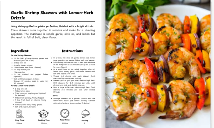 Be cookbook recipe writer design recipe book recipe creation cookbook ...