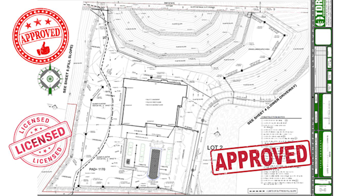 Do drainage plan, erosion control plan mep plan with pe stamp for city ...