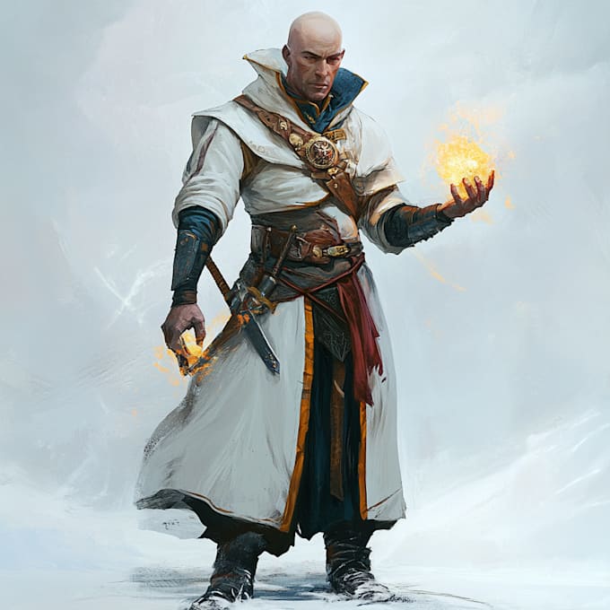 Dnd character art and dnd character art by Jennaeilly | Fiverr