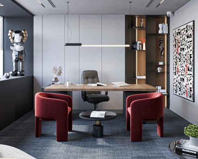 Redesign 3d office interior,3ds max,cgi design commercial architecture ...