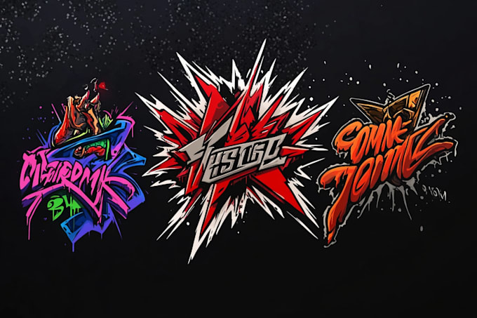 Do custom graffiti art style logo for your merchandise and brand by ...