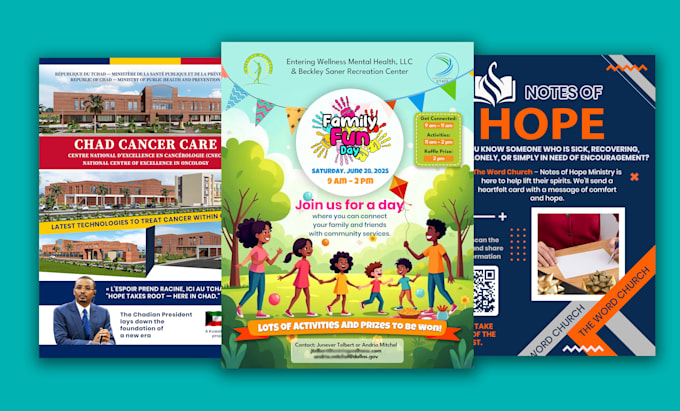 Deliver top tier flyer brochure and ad designs by Chanudul | Fiverr