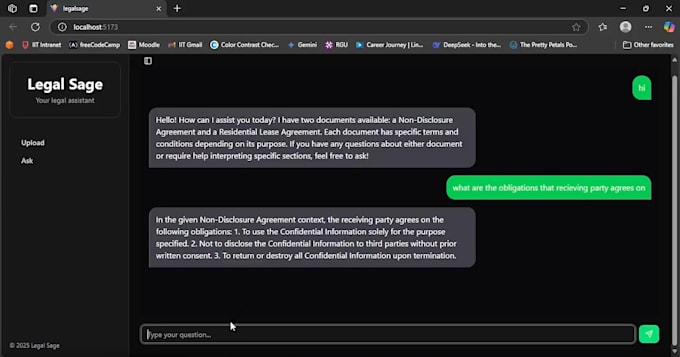 Build a custom ai chatbot or rag system for your business by Dahamchinthana | Fiverr