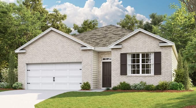 Deliver realistic 3d exterior renderings, interior, modern house ...