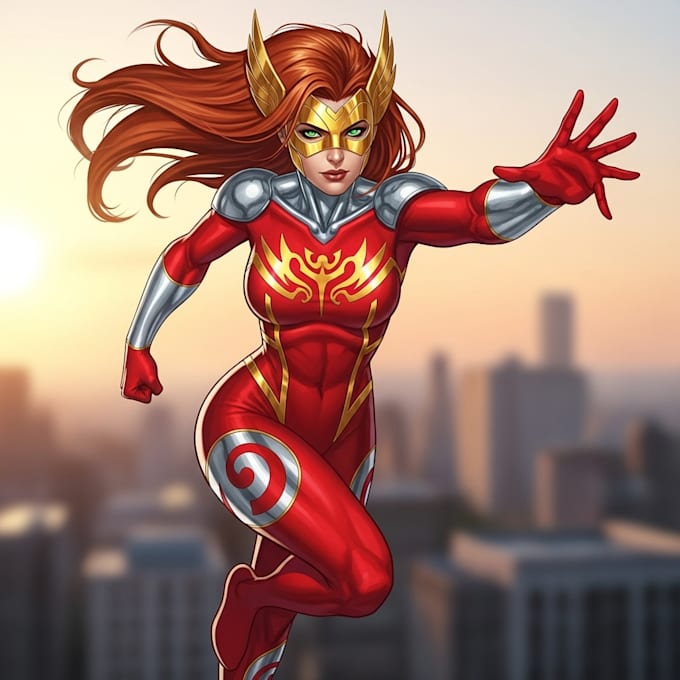 Design superhero character design concept art for your comic by ...
