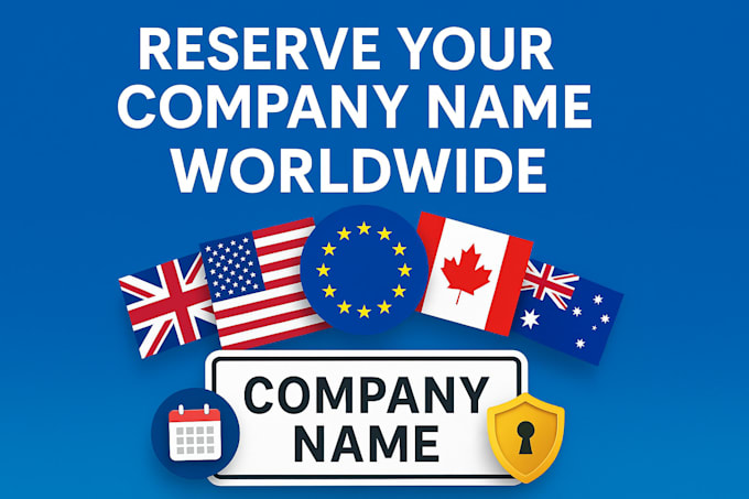 Reserve your company name for any country by Brinktom | Fiverr