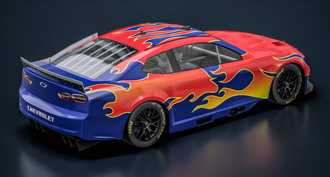 Redesign 3d car model, racing car, pbr texture,exterior render,real ...