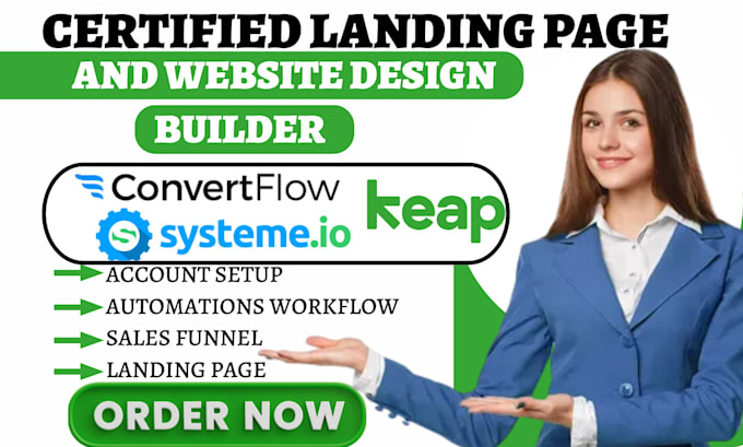 Design convertflow landingi landing page convertri keap system io ...