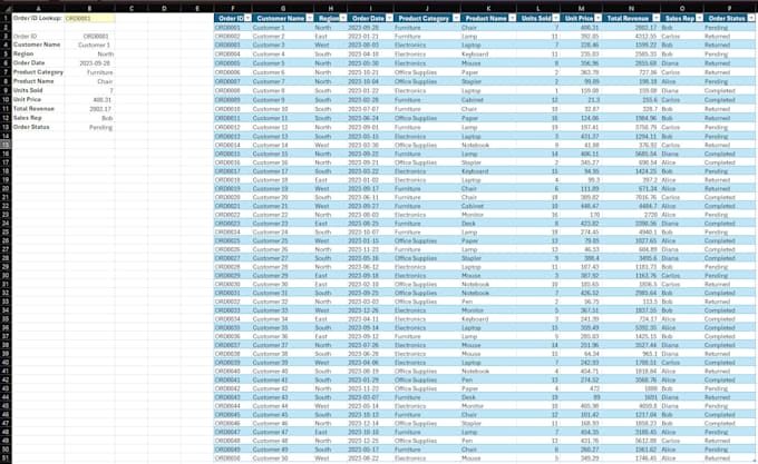 Build, fix or optimize excel spreadsheets and formulas by Dylan_pott | Fiverr