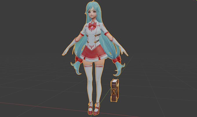 Create, edit, fix or rig mmd model, vrchat avatar, vriod, sfm, weight paint by Ibcash08 | Fiverr
