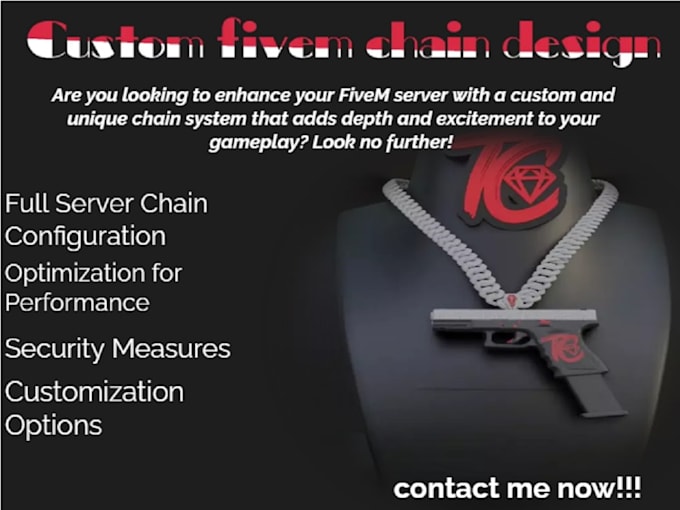 Create custom fivem chain model, gun, cloth shop for gta v, fivem map ...